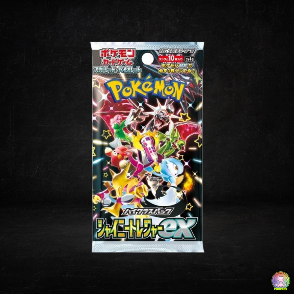 Box Break | Shiny Treasure Ex Japanese Booster PACK [SV4a] – Pokédex