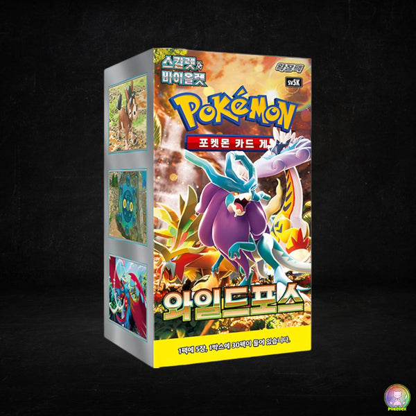 Pokémon TCG: Wild Force Booster Box (KOREAN) – Pokédex