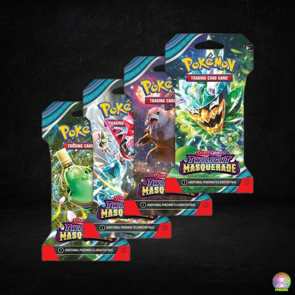 Pokémon TCG: Scarlet & Violet- Twilight Masquerade Sleeved Booster Pac ...