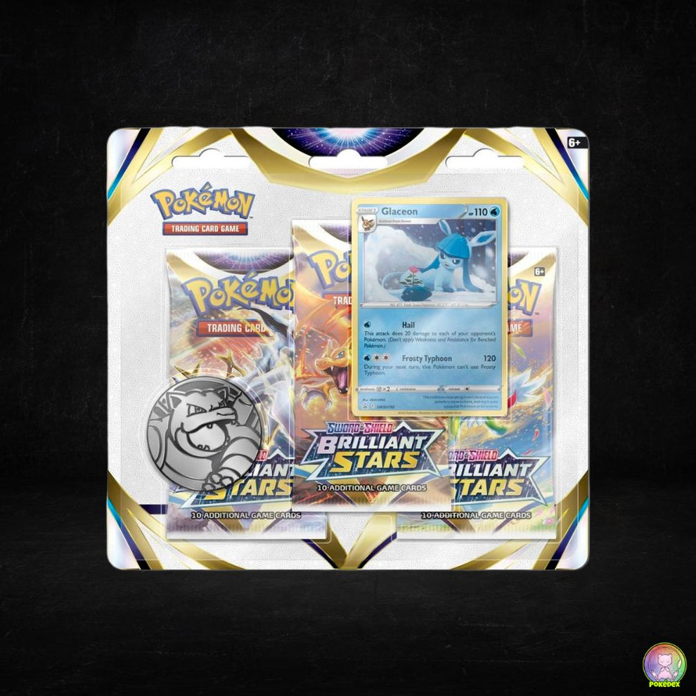 Pokémon TCG: 3 Pack Blister | Brilliant Stars – Pokédex