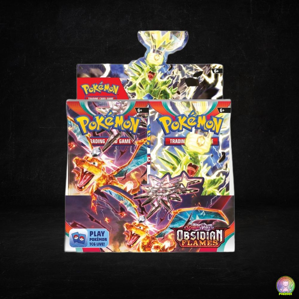 Pokémon TCG: Obsidian Flames Booster Box (36 Packs) – Pokédex