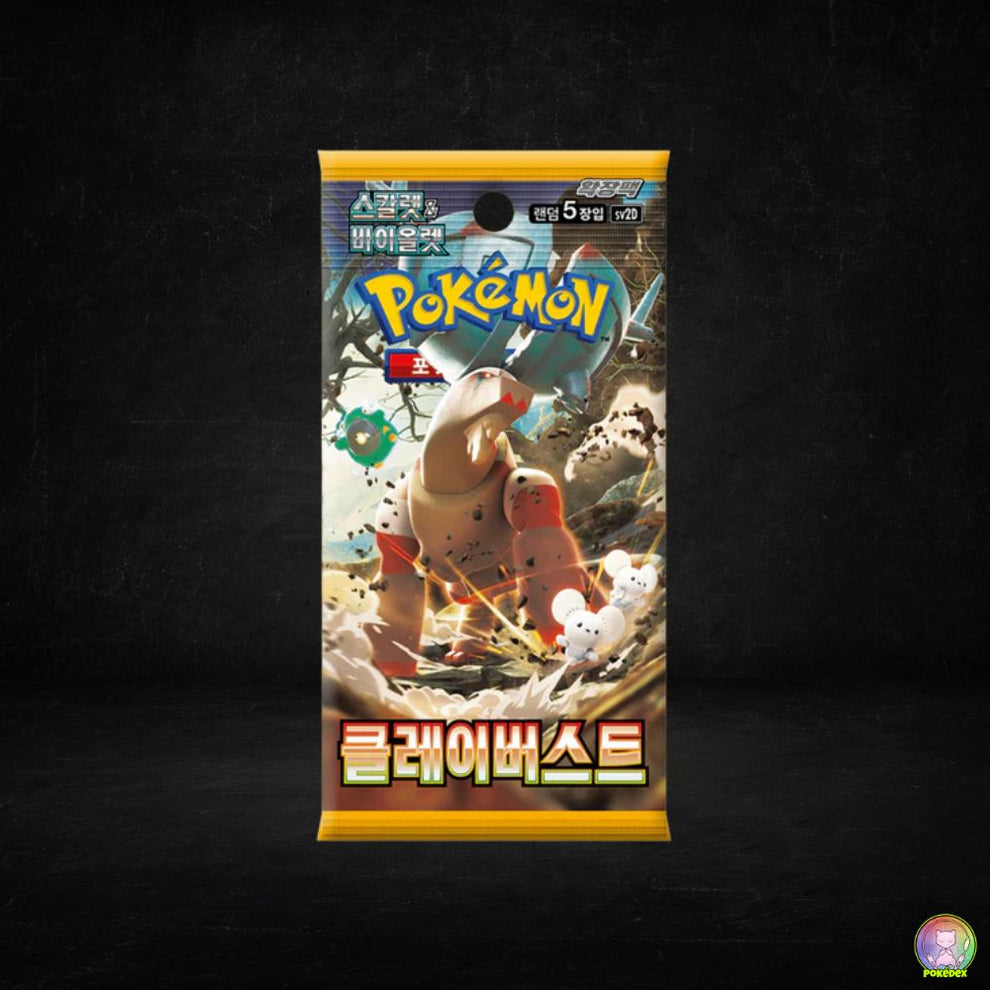 Pokémon TCG: Clay Burst Booster Pack | KOREAN – Pokédex
