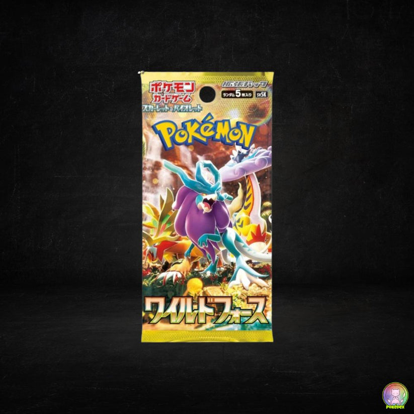Pokémon TCG: Wild Force Booster PACK (Sealed) | Japanese [SV5K] – Pokédex