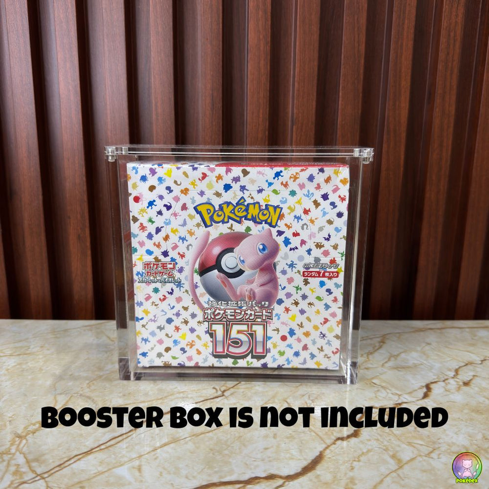 Pokedex TCG Acrylic Display Cases | Booster Box & ETB – Pokédex