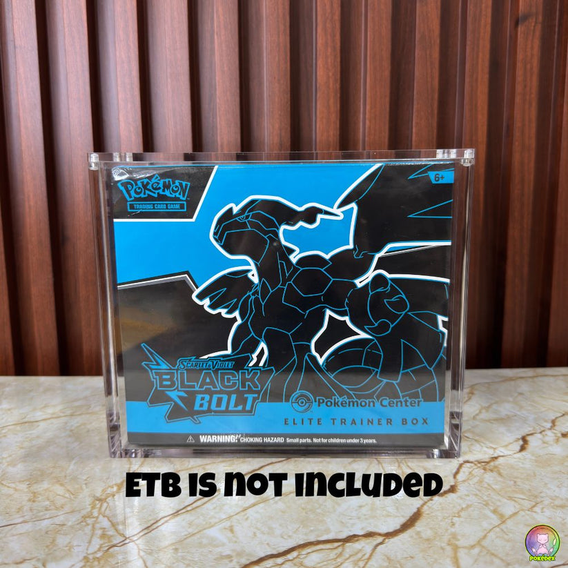 Pokedex TCG Acrylic Display Cases | Booster Box & ETB – Pokédex